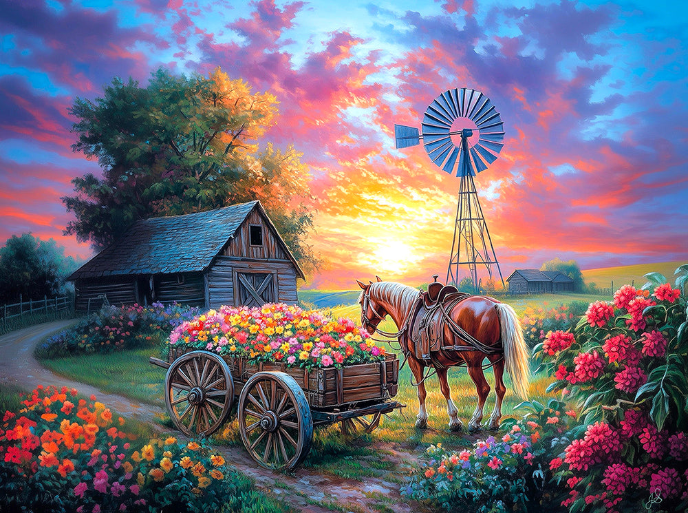 Flower Delivery Jigsaw Puzzle – Mary Maxim Ltd