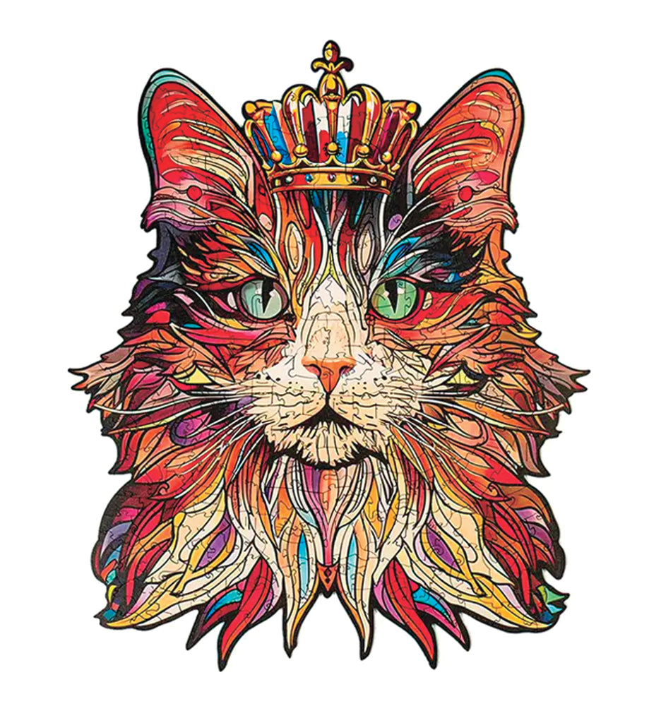 Cat King Wooden Jigsaw Puzzle – Mary Maxim Ltd