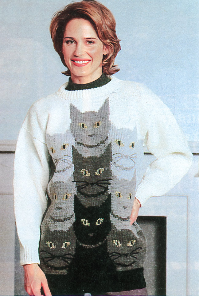Cats Tunic Pattern – Mary Maxim Ltd