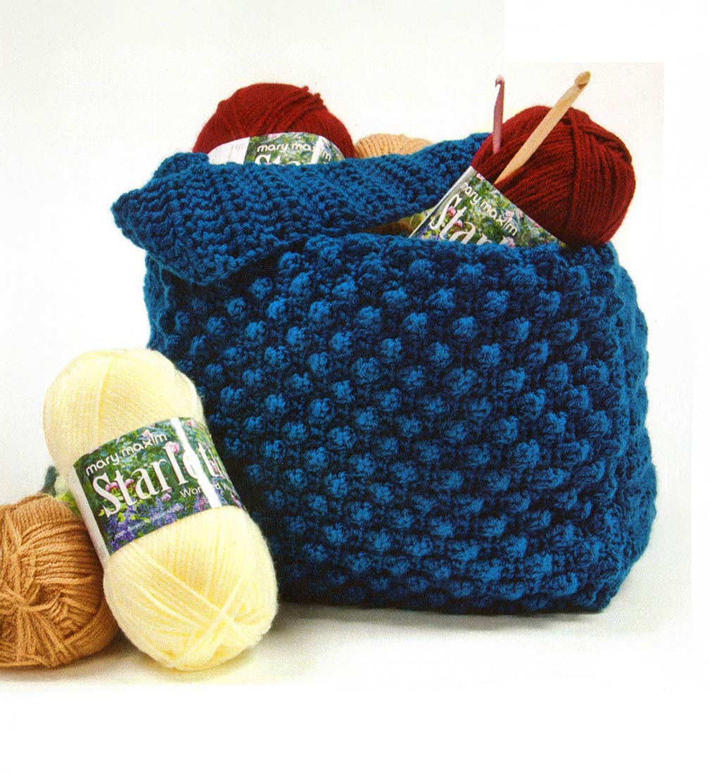 Bobbled Crochet Bag Pattern – Mary Maxim Ltd