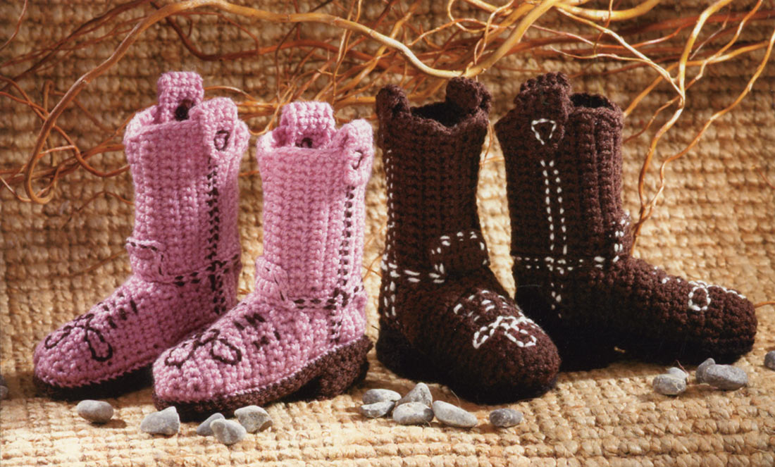 Cowboy Boots Pattern – Mary Maxim Ltd