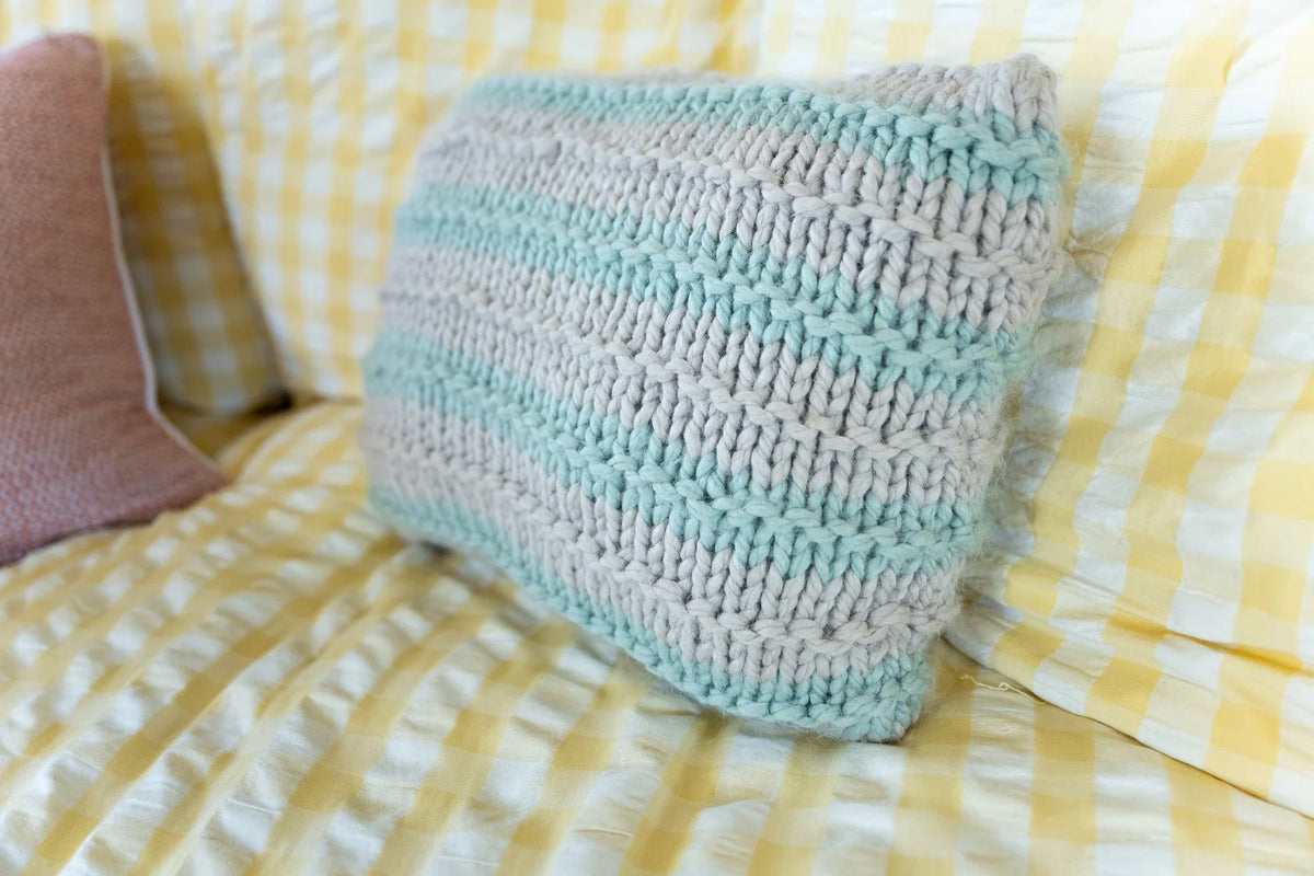 Free Sela Striped Pillow Pattern – Mary Maxim Ltd