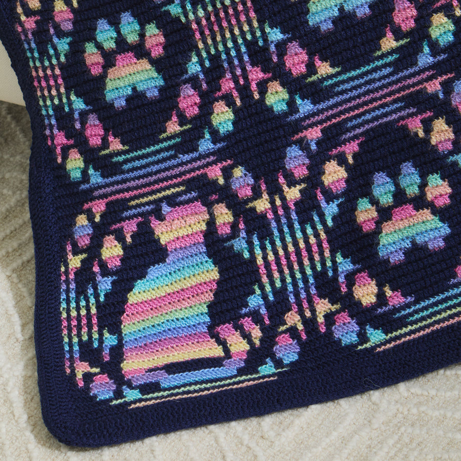 Witty Kitty Afghan – Mary Maxim Ltd