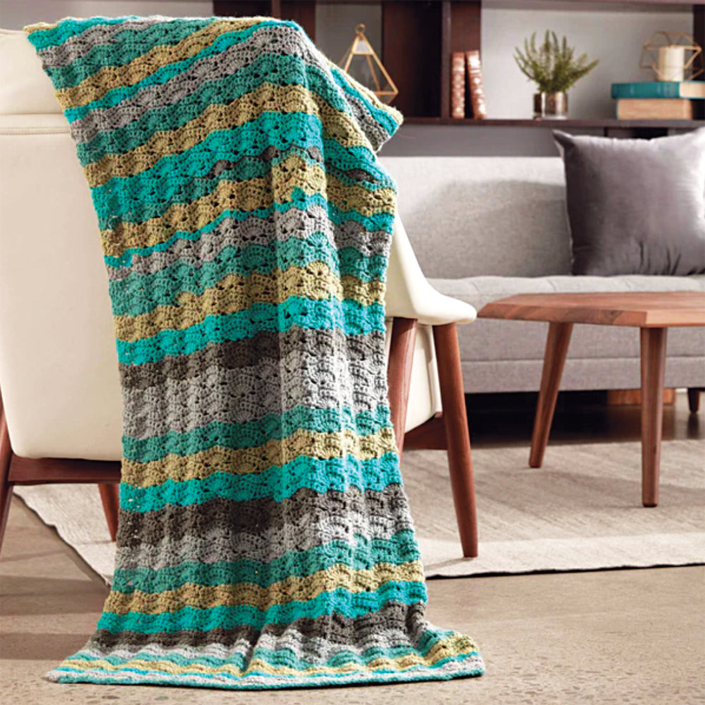 Free Wavy Crochet Afghan Pattern – Mary Maxim Ltd