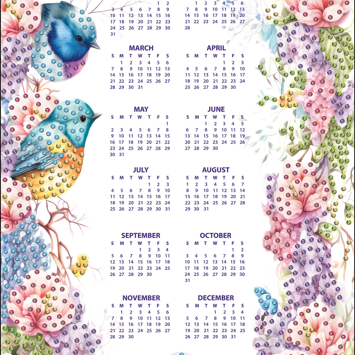 Robins 2027 Felt Sequin Calendar – Mary Maxim Ltd