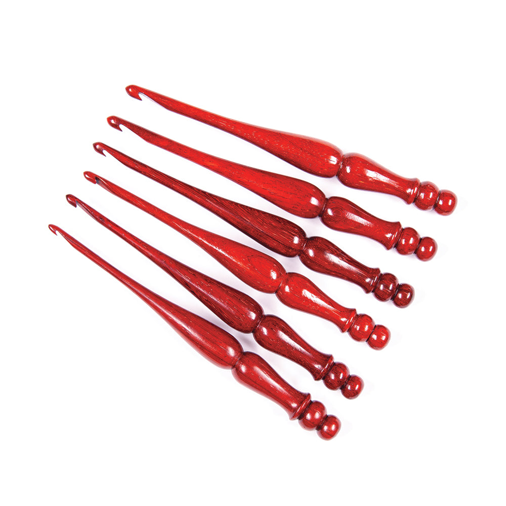 Padauk Wood Crochet Hooks – Mary Maxim Ltd