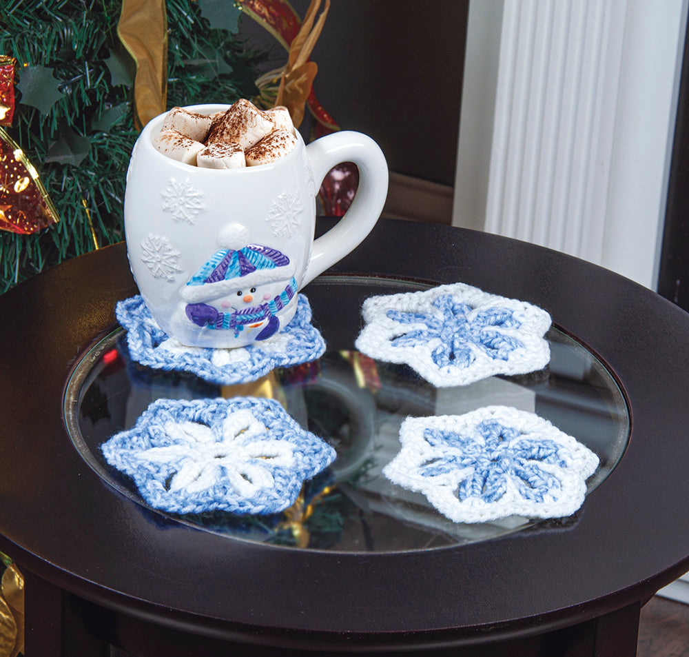 Snowflake Coasters Kit – Mary Maxim Ltd