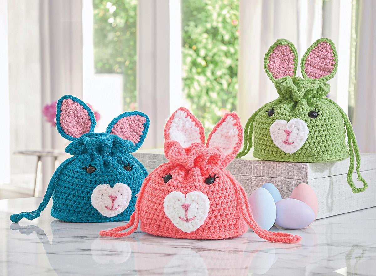 Cottontail Treasure Bags – Mary Maxim Ltd