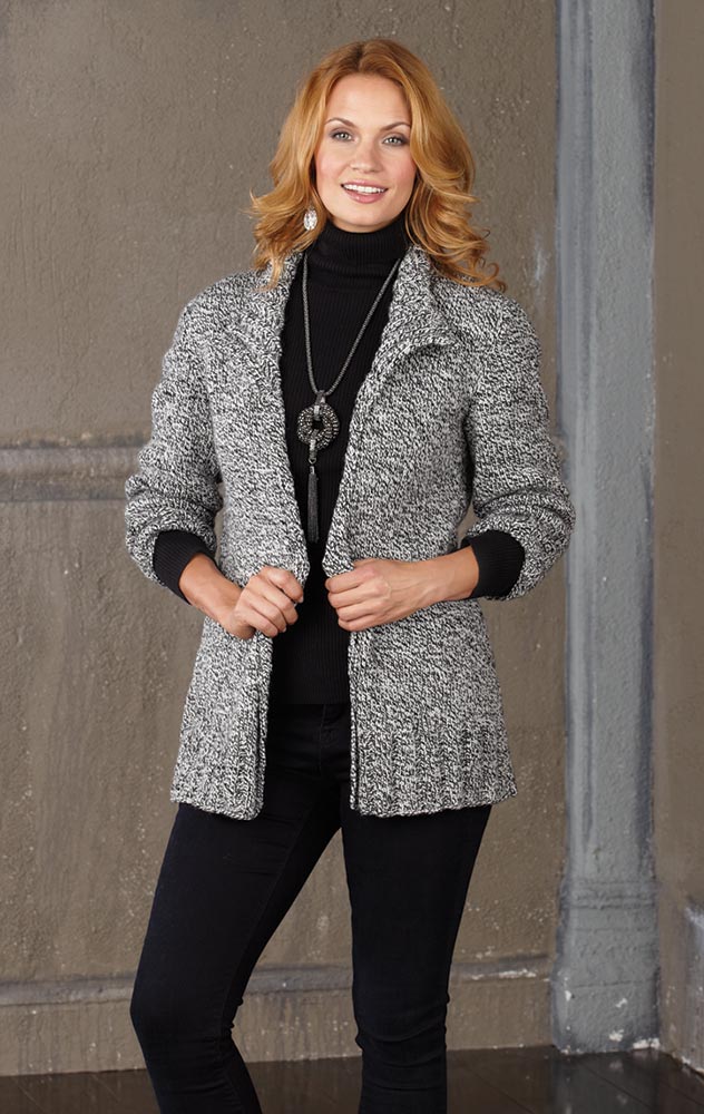 Ragg Cardigan Pattern – Mary Maxim Ltd