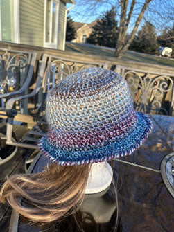 Pixelated Bucket Hat – Mary Maxim Ltd