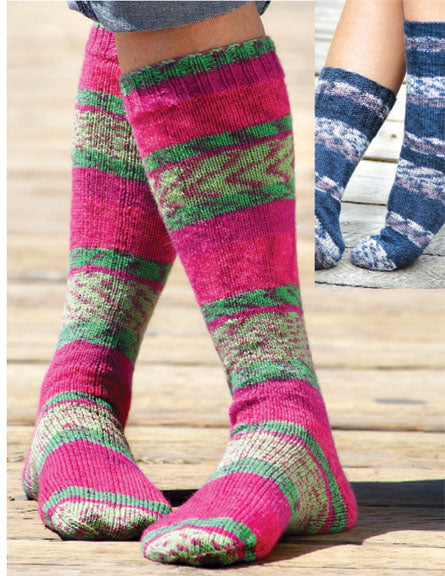 Free Knee and Basic Sock Knit Pattern – Mary Maxim Ltd