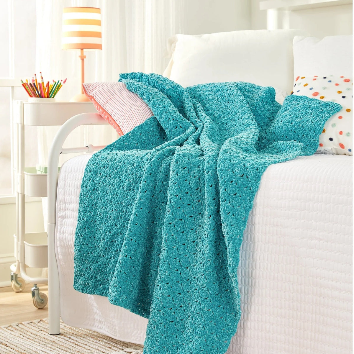 Free Split Shells Throw Pattern – Mary Maxim Ltd