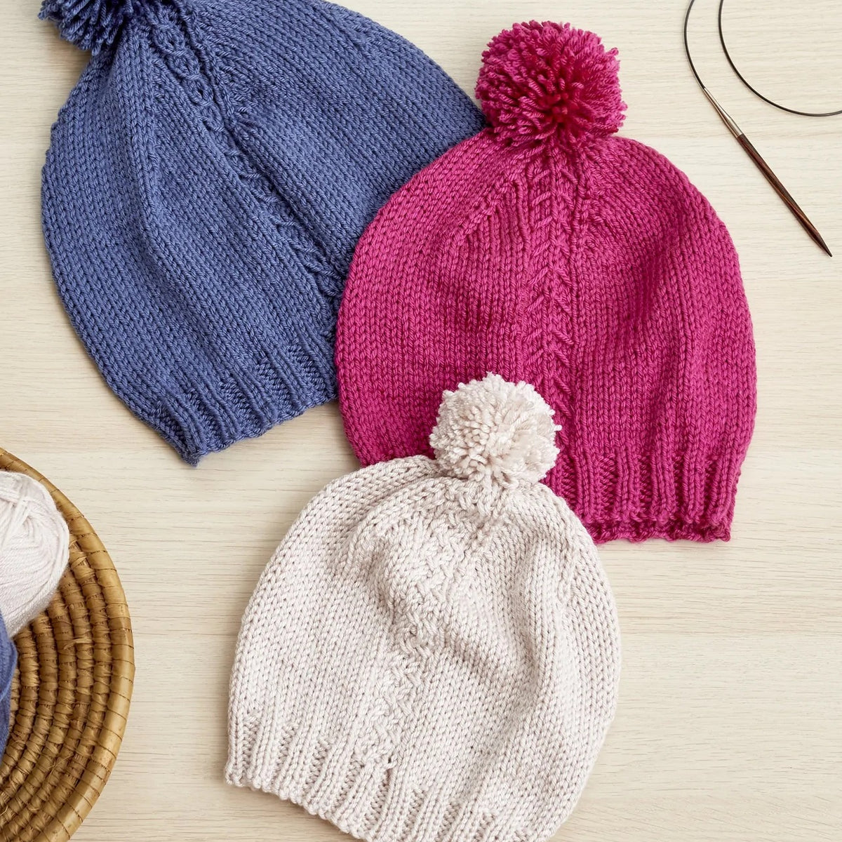 Free Cable Accent Hats Pattern – Mary Maxim Ltd