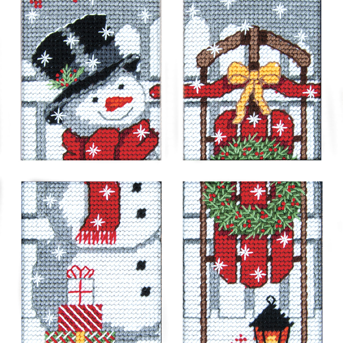 Winterland Window Frame Plastic Canvas Kit - White Frame – Mary Maxim Ltd