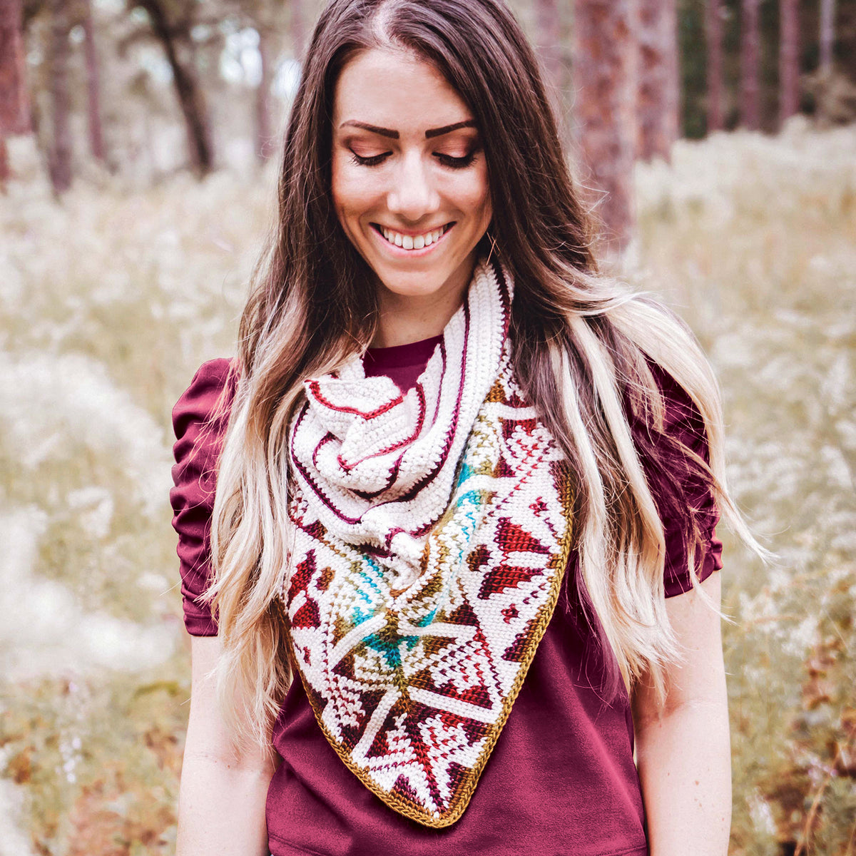 Triangle Crochet Cowl – Mary Maxim Ltd