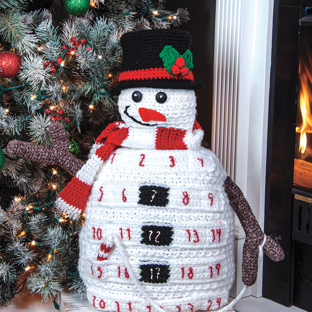 Snowman Countdown Calendar Kit – Mary Maxim Ltd