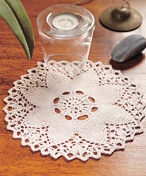 Free Knit Flower Doily Pattern – Mary Maxim Ltd