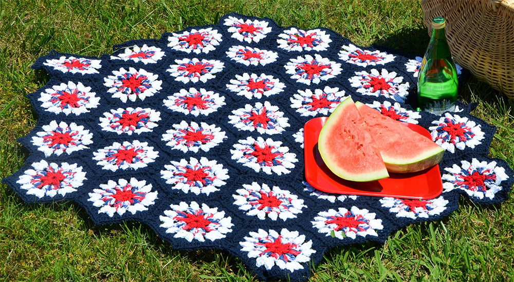 Free Summer Picnic Blanket Pattern – Mary Maxim Ltd
