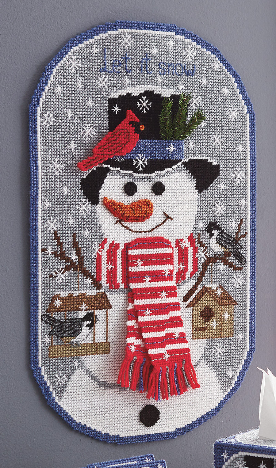 Let It Snow Plastic Canvas Kit | Mary Maxim Ltd.