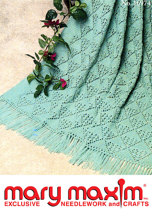 Lacy Pyramid Afghan Pattern – Mary Maxim Ltd