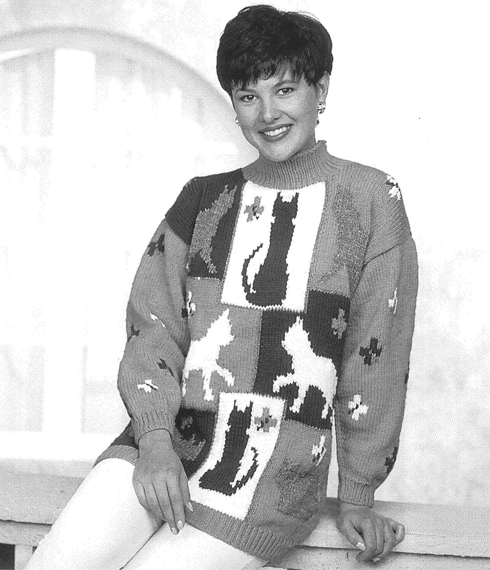 Cat Sampler Tunic Pattern – Mary Maxim Ltd