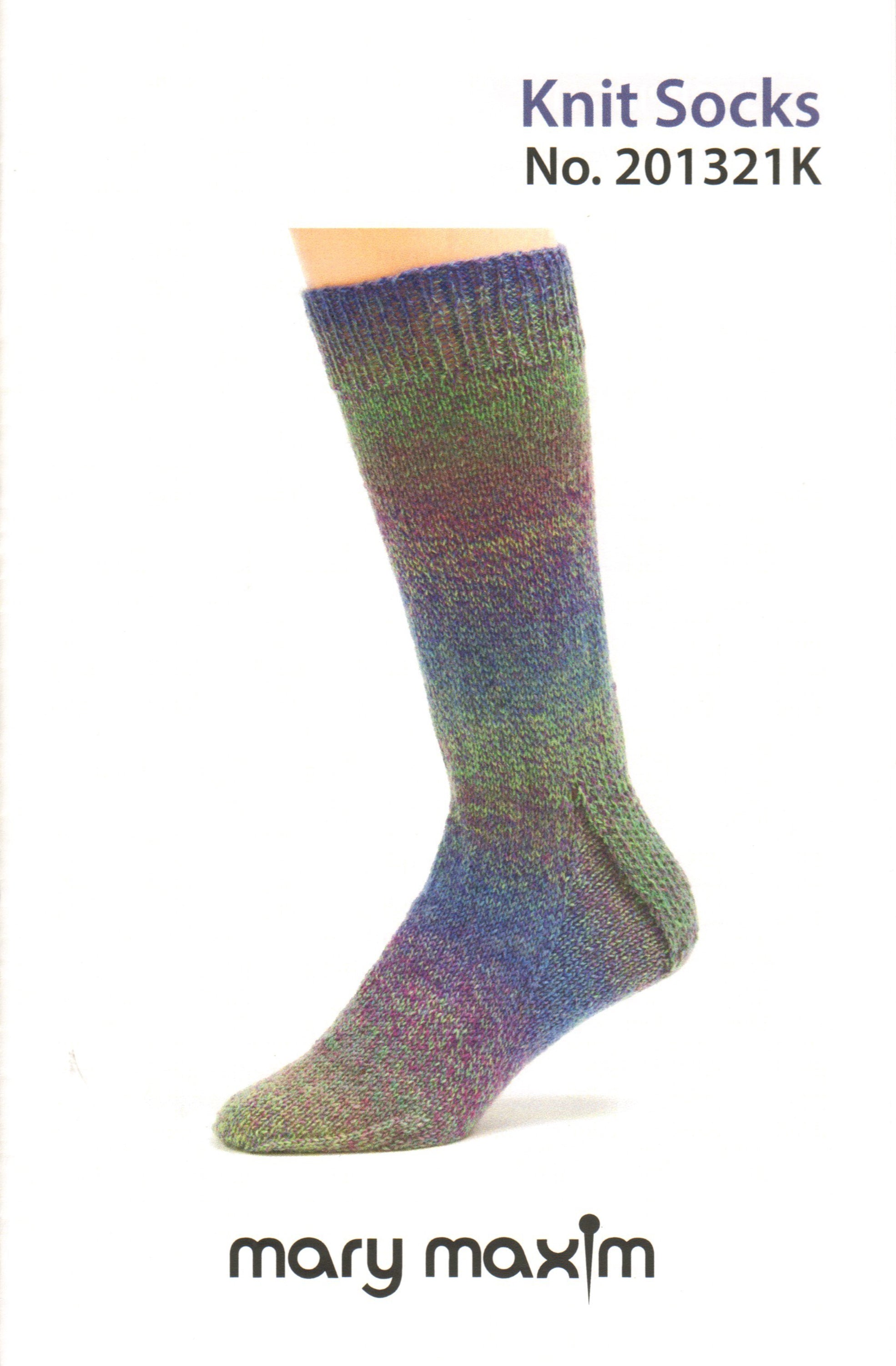Knit Socks Pattern – Mary Maxim Ltd