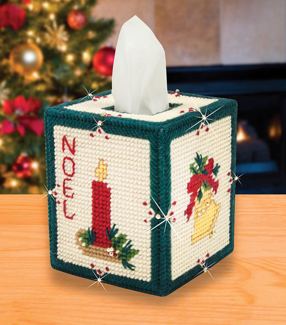 Christmas Tissue Box Cover Pattern – Mary Maxim Ltd