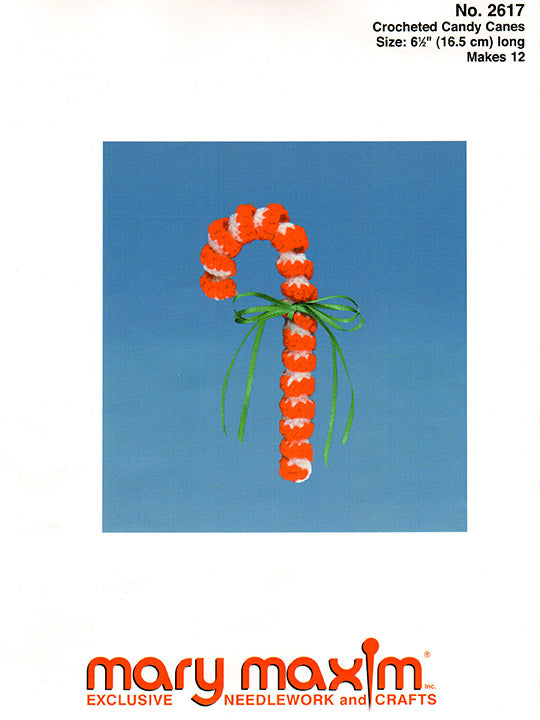 Crocheted Candy Canes Pattern – Mary Maxim Ltd