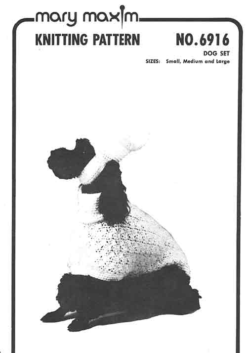 Dog Set Pattern – Mary Maxim Ltd