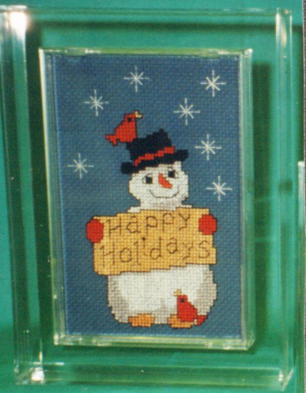 Snowman Photo Frame – Mary Maxim Ltd