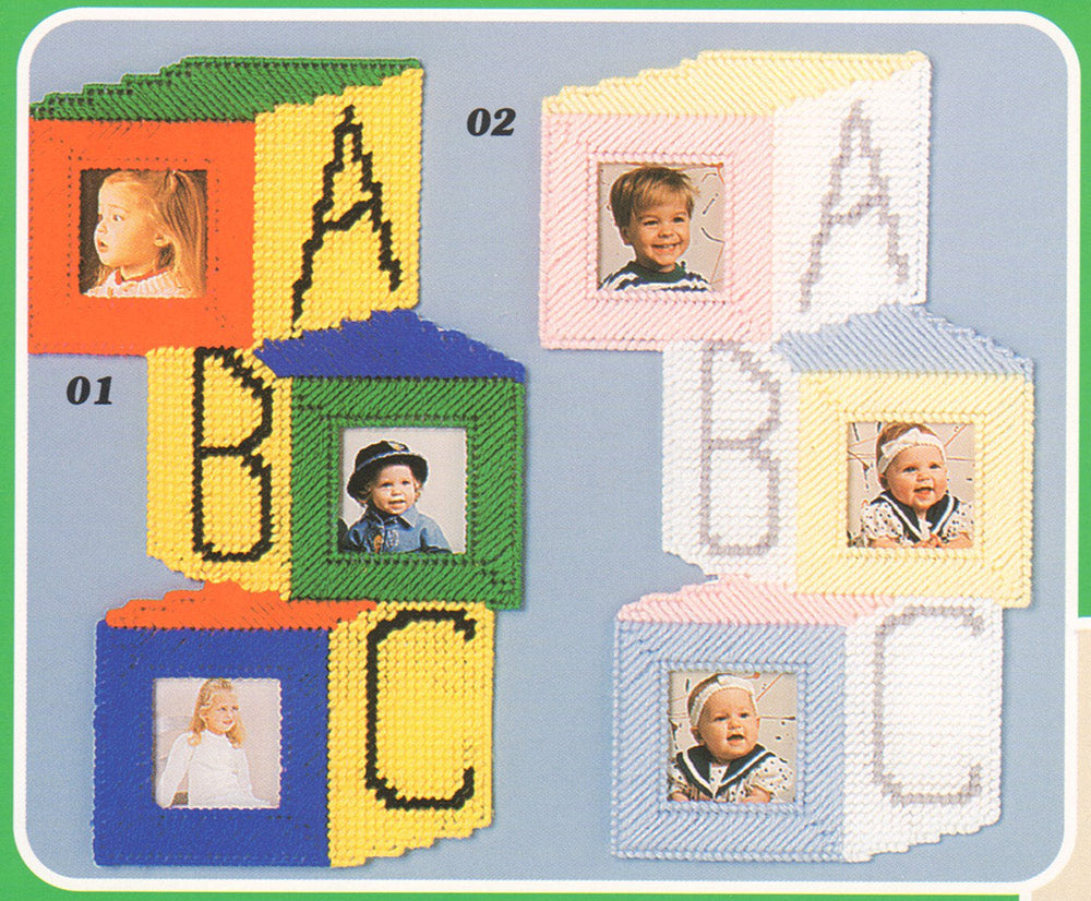Baby Blocks Photo Frames Pattern – Mary Maxim Ltd